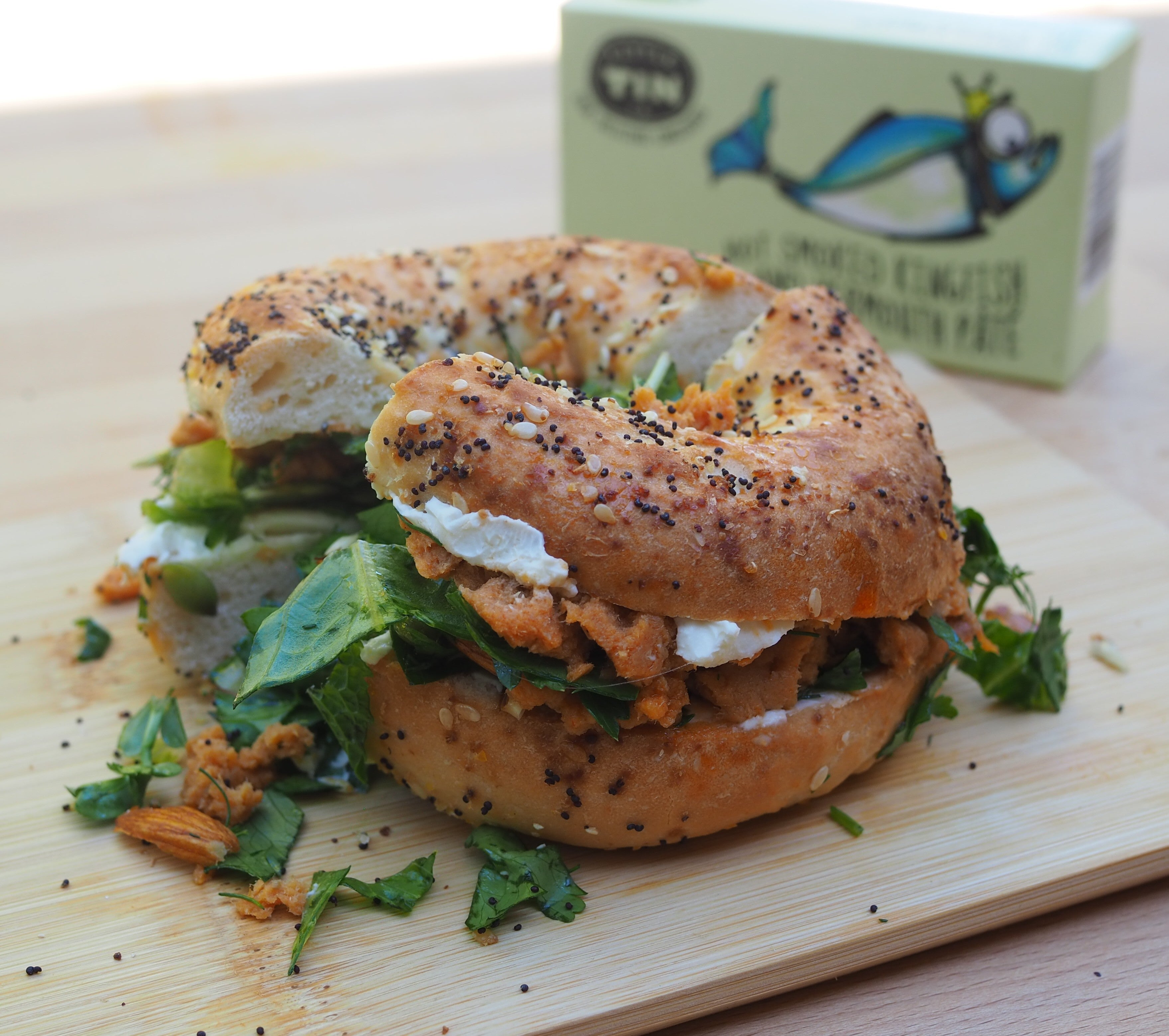 Hot Smoked Kingfish & Vermouth Pâté Bagel – Little Tin Co